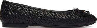Tommy Hilfiger Ballerinas Tommy Hilfiger Th Quilted Ballerina FW0FW09264 Schwarz