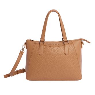 Don Algodon Damen Lola Handbag Henkeltasche Beige, Beige, 30(ancho) x 13(fondo) 21(alto)cm EU