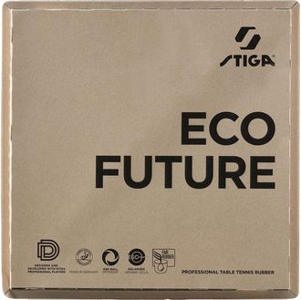 STIGA Sports Erwachsene (Unisex) Eco Future Tischtennisbelag, Schwarz