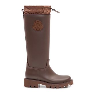 Moncler Femme, Chaussures, Rouge, Taille: 36 EU Kickstream High Rain Bottes
