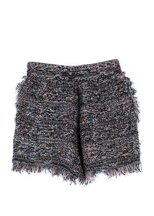 Missoni Black Metallic Soft Tweed Shorts Size XXS