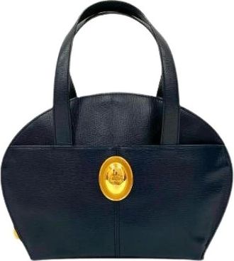 Dior Sac Boston en cuir Pre-owned - Femme - Pre-owned - Bleu - Taille: ONE Size
