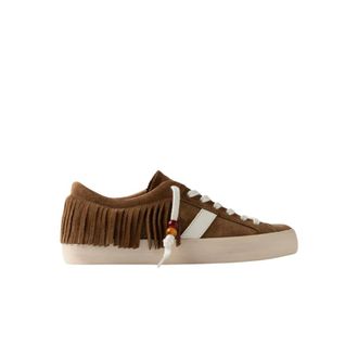 D.A.T.E. D.a.t.e. - Hill Low Fringed - Femme - Chaussures - Brun - Taille: 40 EU