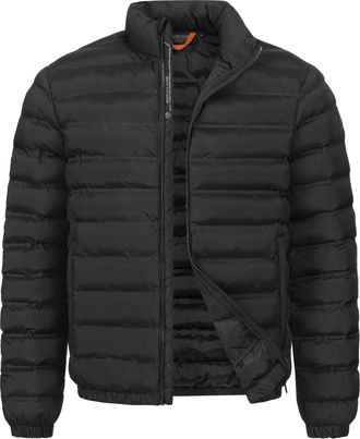 Indicode Herren INBjarne Steppjacke mit Stehkragen | &Uuml;bergangsjacke Winterjacke f&uuml;r M&auml;nner Black, XXL
