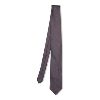 Lardini Seidenkrawatte mit Fischgr&auml;tmuster - - Accessories - Herren - Blau - ONE SIZE