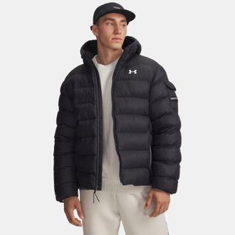 Under Armour Sportswear Stepp Jacke f&uuml;r Herren Schwarz / Wei&szlig; L