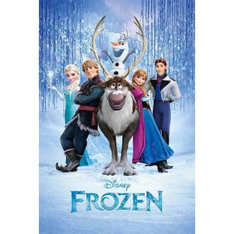 Disney Frozen - Cast 61 x 91 cm Poster