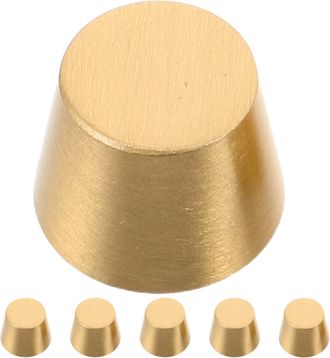 BESPORTBLE Ipetboom 6 St&uuml;ck 6 St&uuml;ck Messing M&ouml;belbeine 10mm rutschfest f&uuml;r Schneidebretter Holztabletts Schmuckk&auml;stchen Sto&szlig;d&auml;mpferf&uuml;&szlig;e K&uuml;chenarbeitsplatten Zube