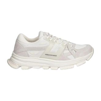 A|X Armani Exchange Urban Suede Mesh Sneakers - - Shoes - Herren - Wei&szlig; - 45 EU