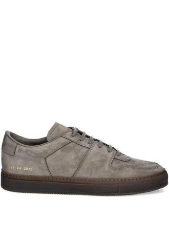 Common Projects baskets en daim - Gris