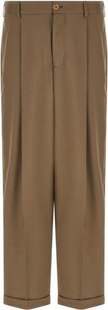 Marni Homme, Pantalons, Beige, Taille: L Authentico Cool Wool Pantalons