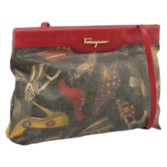 Ferragamo Pre-owned Canvas Shoulder Bag - - Pre-owned - Damen - Mehrfarbig - ONE SIZE