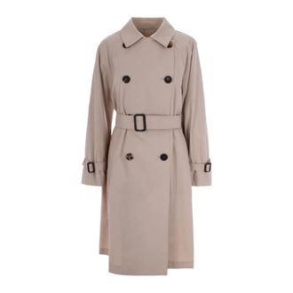 Max Mara Femme, Manteaux, Beige, Taille: 34 FR Flared Trench