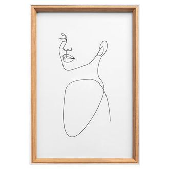 Walther Design Silhouette NW030P Cadre Photo, 20 x 30 cm, H&ecirc;tre