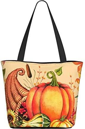 AOOEDM Citrouille Tournesol Automne Welcome Ladies Shopping Bag 13x11x7in.Le cadeau parfait pour la Saint-Valentin.Cest de la Saint-Valentin pour maman, fill