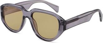 Generic Lunettes De Soleil &Agrave; Grande Monture For Hommes Et Femmes, Lunettes De Soleil Polaris&eacute;es For Photos De Vacances, &Agrave; La(Purple)