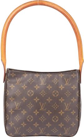 Louis Vuitton Crossbody Bags - Louis Vuitton Canvas Monogram Looping MM Shoulder - Gr. unisize - in Braun - f&uuml;r Damen