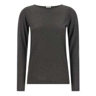 Brunello Cucinelli Sparkling Sweater - - Knitwear - Damen - Grau - S