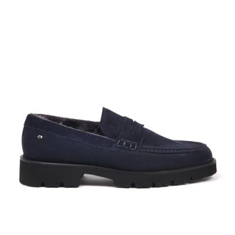 Baldinini Mocassins en daim - Homme - Chaussures - Bleu - Taille: 42 EU