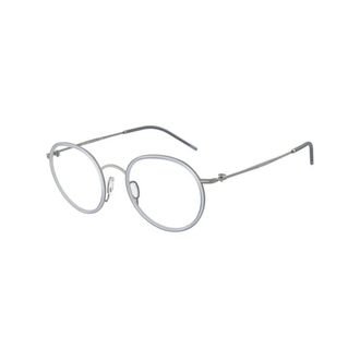 Giorgio Armani Monture Ronde en M&eacute;tal - Homme - Accessoires - Gris - Taille: 47 MM