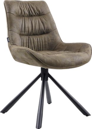 Homin Stuhl, Gr&uuml;n, Metall, Textil, konisch, Drehkreuz, 57x84x63 cm, Sitzfl&auml;che 360&deg; drehbar, Esszimmer, St&uuml;hle, Esszimmerst&uuml;hle