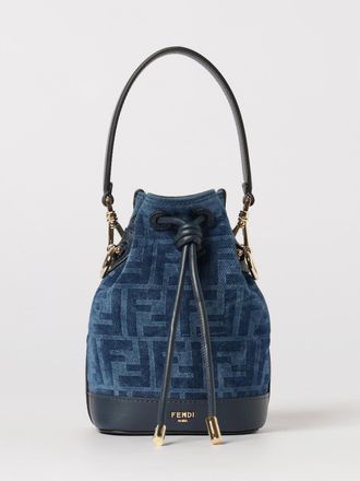 Fendi Sac Port&eacute; &eacute;paule FENDI Femme couleur Bleu