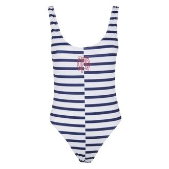 Jean Paul Gaultier Asymmetrischer Marini&egrave;re-Badeanzug - - Swimwear - Damen - Mehrfarbig - S