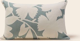 Madura Housse De Coussin Flauria Ivoire et vert sauge - VERT