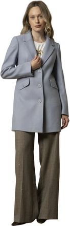 Kocca Femme, Manteaux, Bleu, Taille: 40 FR Manteau Court Style Blazer Professionnel