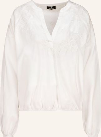 Monari Monari Blusenshirt Mit Pailletten weiss