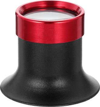 Supvox 10 Fache Juwelierlupe Aluminiumlegierung Multifunktionale Tragbare Lupe mit Hoher Vergr&ouml;&szlig;erung Schmuckzubeh&ouml;r f&uuml;r Reparatur Handwerk und Lesen