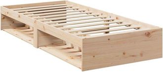 vidaXL Lit de jour sans matelas 90x190 cm bois de pin massif Vidaxl