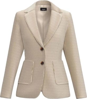 Emme Di Marella Emme DI Marella, Femme, Vestes, Beige, Taille: 36 FR Bino Blazer
