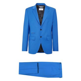 Philipp Plein Homme, Costumes, Bleu, Taille: 4XL Costume : Blazer/Pantalon Sartorial