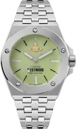 Vivienne Westwood Homme, Accessoires, Gris, Taille: ONE Size Montre Quartz Leamouth 41mm