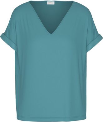 Mey T-Shirt V-Ausschnitt Mey t&uuml;rkis