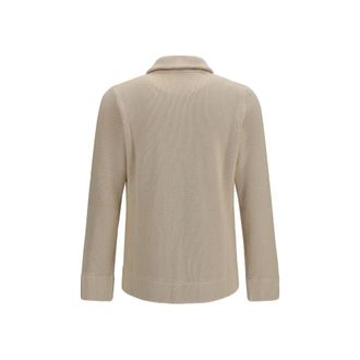 Maison Margiela Mens Beige Wool Oves Aries Sweatshirt Clothing