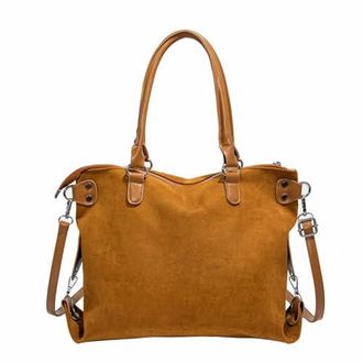 Generic Sac fourre-tout vintage en PU givr&eacute; pour femme avec pendentif, sac &agrave; main de capacit&eacute;, id&eacute;al pour voyages quotidiens et d&eacute;placements scolaires