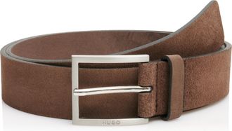 HUGO BOSS Herren Mirto_sz35 APPAREL BELT, Dark Brown202, 105 EU