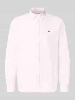 Lacoste Regular Fit Freizeithemd aus reiner Baumwolle