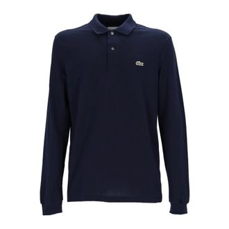 Lacoste Klassisches Langarm-Poloshirt L.12.12 - - Tops - Herren - Blau - L
