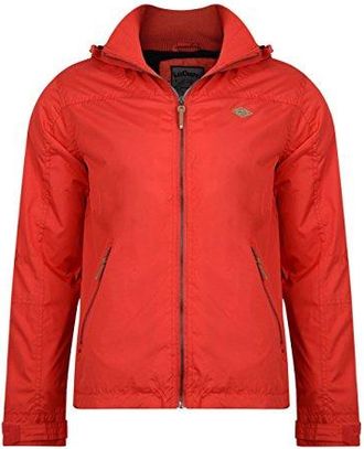 Lee Cooper Rookley Veste &agrave; capuche doubl&eacute;e polaire pour homme - Rouge - Medium