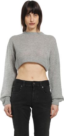 Balenciaga Cropped Crewneck Sweater