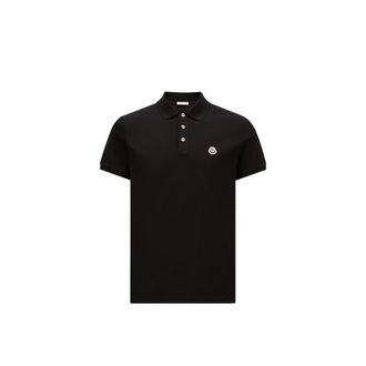 Moncler Polo en coton à empiècement logo