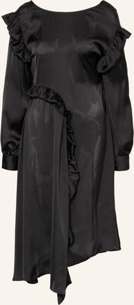Remain Remain Satinkleid schwarz