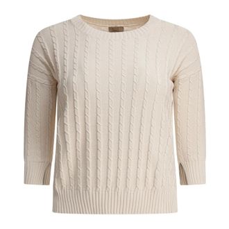 Rakk&igrave; Rundhals-Strickware - - Knitwear - Damen - Wei&szlig; - M