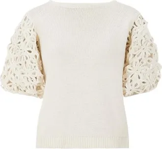 Stella Pardo Top Maria en maille et crochet