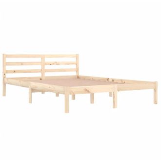 ITYhome Ityhome - Cadre de lit sans matelas bois massif de pin 140x200 cm vidaXL