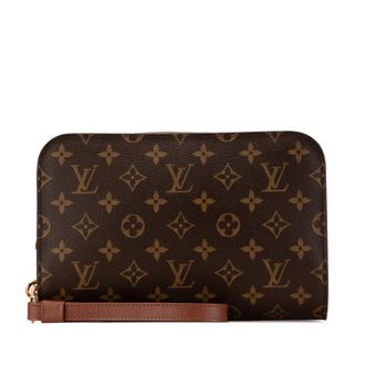 Louis Vuitton Brown Monogram Orsay Clutch