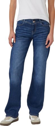 s.Oliver Jeans Karolin/Regular Fit/Mid Rise/Straight Leg/Doppelbund-Optik